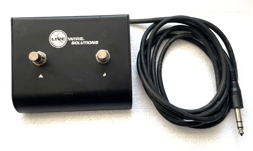 LIVE WIRE SOLUTIONS Dual footswitch FSW22 Guitar Amp footswitch | eBay