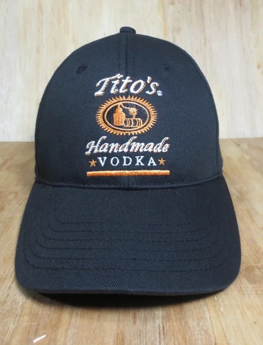 Tito’s Vodka Austin Texas Cap Flexible Stretch Black Hat No Size Tag | eBay