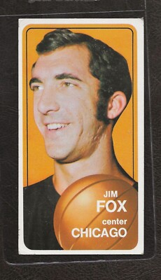 1970 Topps Basketball #98 Jim Fox, Chicago Bulls, VG-EX! | eBay