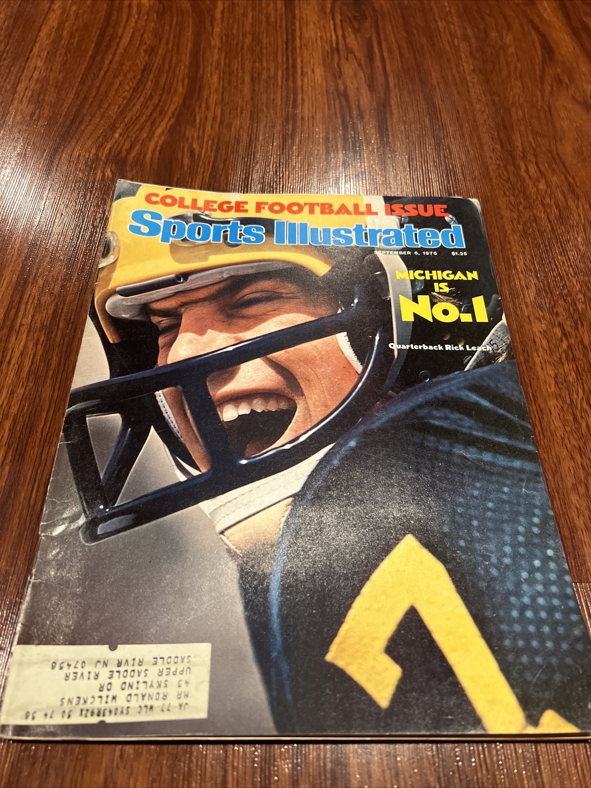 Sports Illustrated - September 6 1976 - Michigan is No. 1 Rick Leach ...