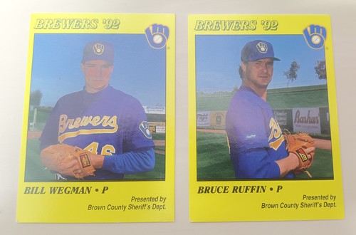 1992 Milwaukee Brewers Police Cards - Brown County Sheriff's Dept. | eBay