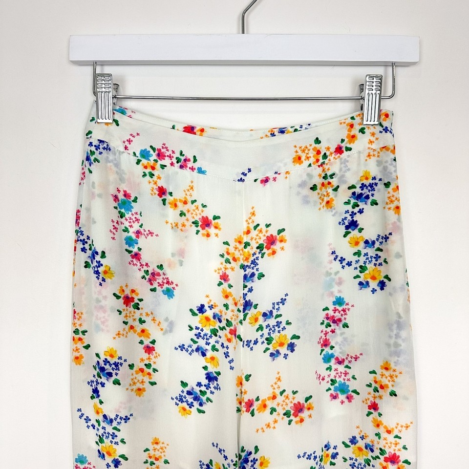 NWT All Things Mochi Coco Printed Wide-Leg Pants Sz XS | eBay