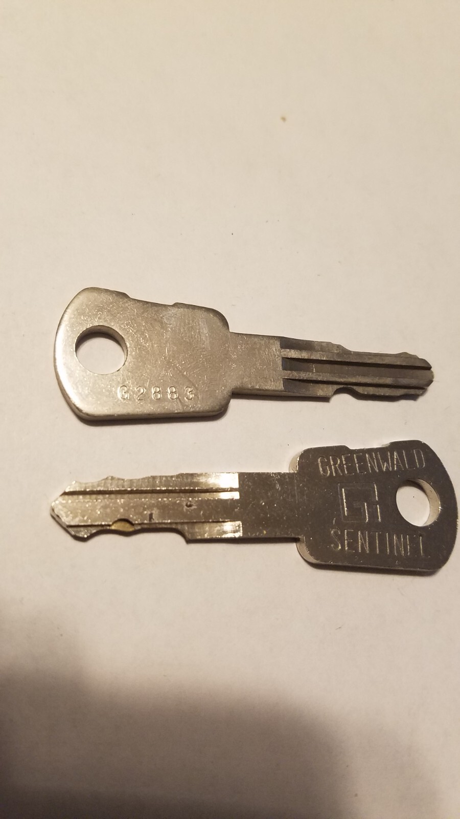 G2883 Greenwald Sentinel Laundry Coin Box Key G2883 | eBay