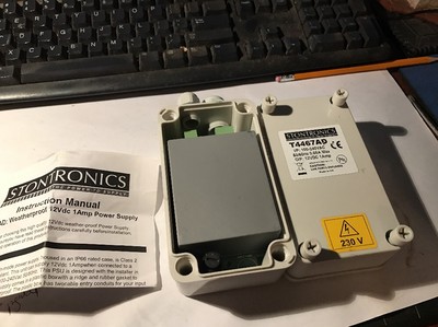 Stontronics 28-18215 Single Channel 12V 1A Waterproof Power Supply | eBay