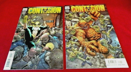 Contagion #1 & #2 Marvel Comic Books Iron Fist & The Thing | eBay
