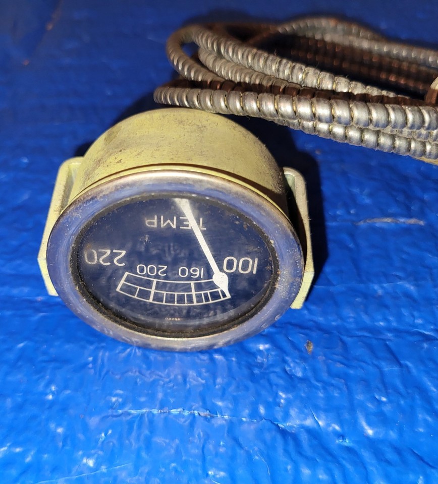 NOS 2” STEWART WARNER WATER TEMPERATURE GAUGE SCTA TROG HOT ROD 1940,s | eBay