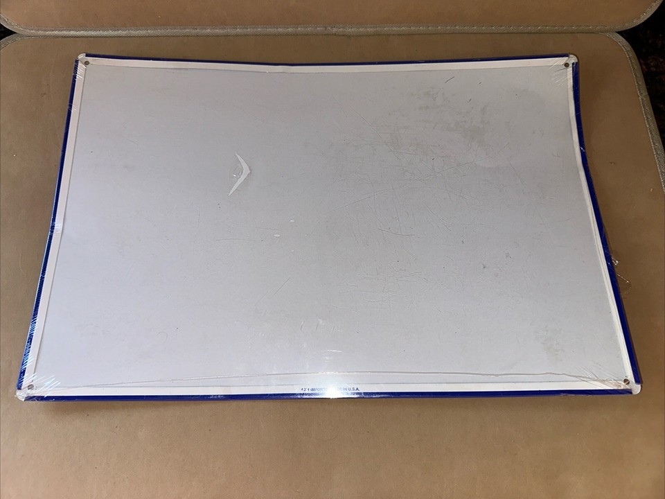 FoMoCo Genuine Ford Parts Rare Blue Metal Sign 17 5/8” x 11 5/8” 4x1 ...