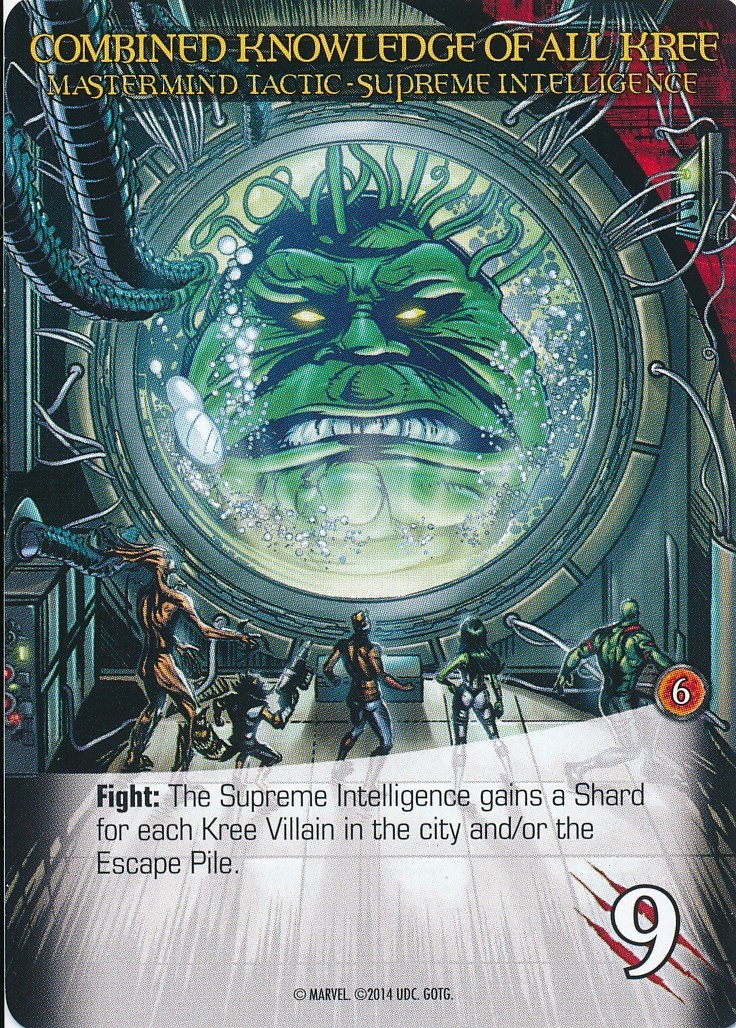 SUPREME INTELLIGENCE 2014 UD Marvel Legendary Guardians Galaxy SP ...