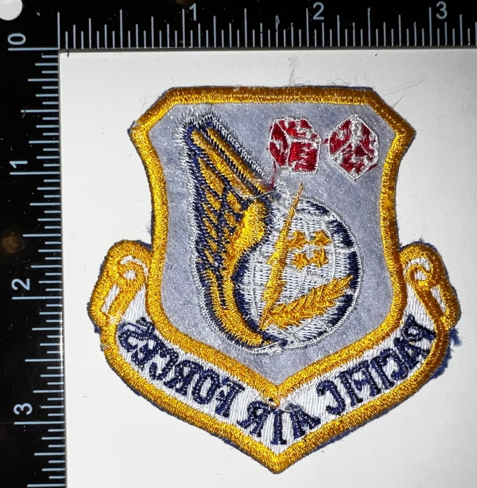 USAF US Air Force 90th Fighter Squadron Pair O Dice Pacific Air Forces Patch | eBay