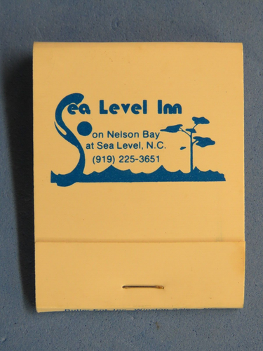 Matches Matchbook ~ SEA LEVEL INN on Nelson Bay, North Carolina | eBay