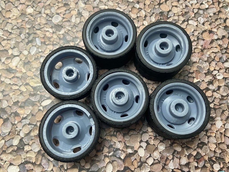 Resin 1/24 Scale: 32-inch “Budd 5-Hole” Semi Truck Wheels W/Low Profile ...