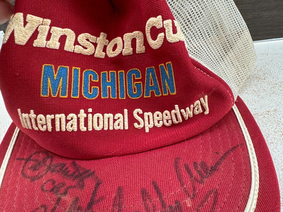 Bobby Allison Harry Gant Winston Cup Michigan Speedway Autograph NASCAR ...