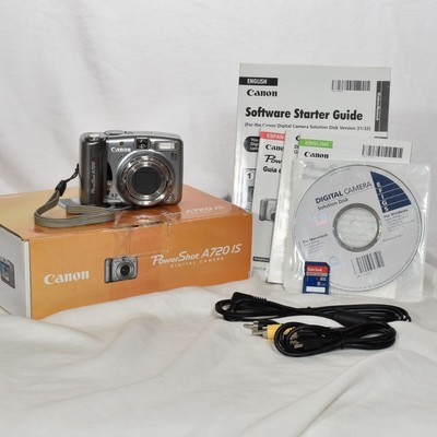 Canon Powershot A720 IS Digital Camera 8.0MP 6x Optical Zoom Video 8GB ...