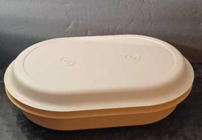 Tupperware 1326 1328 double server bowl and lid over server | eBay