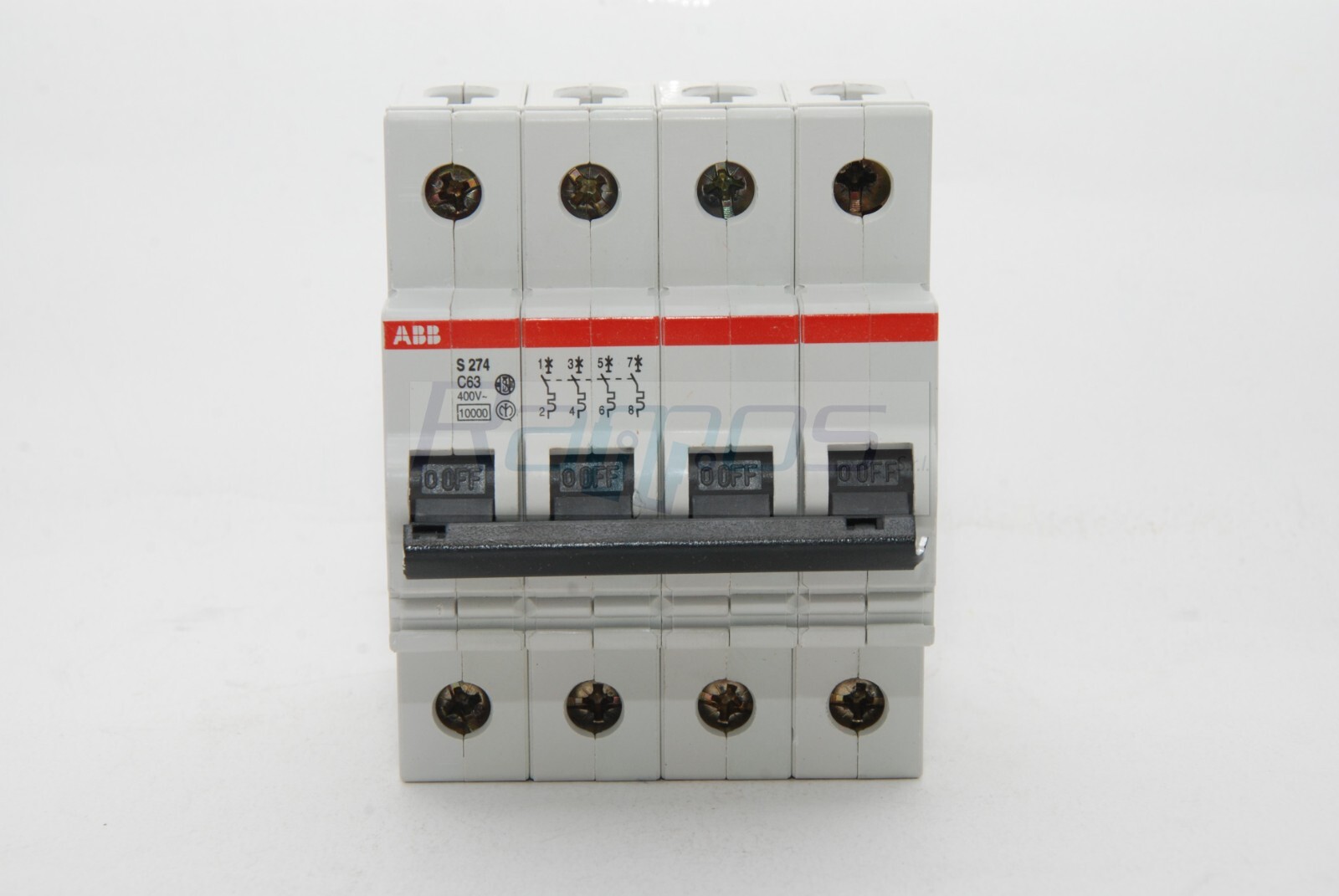 S274C63 ABB Circuit Breaker 4 Poles 63A New Stock In Italy | eBay
