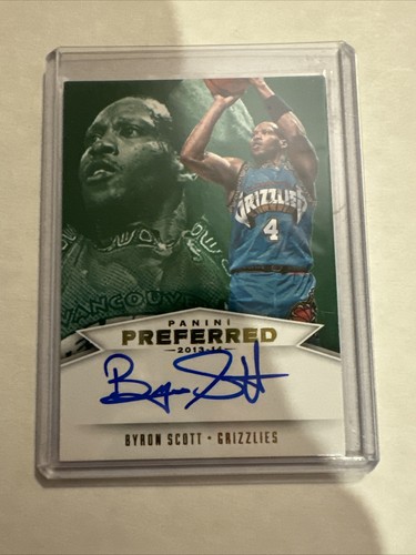 2013-14 Panini Preferred Byron Scott 525 Auto Card | eBay