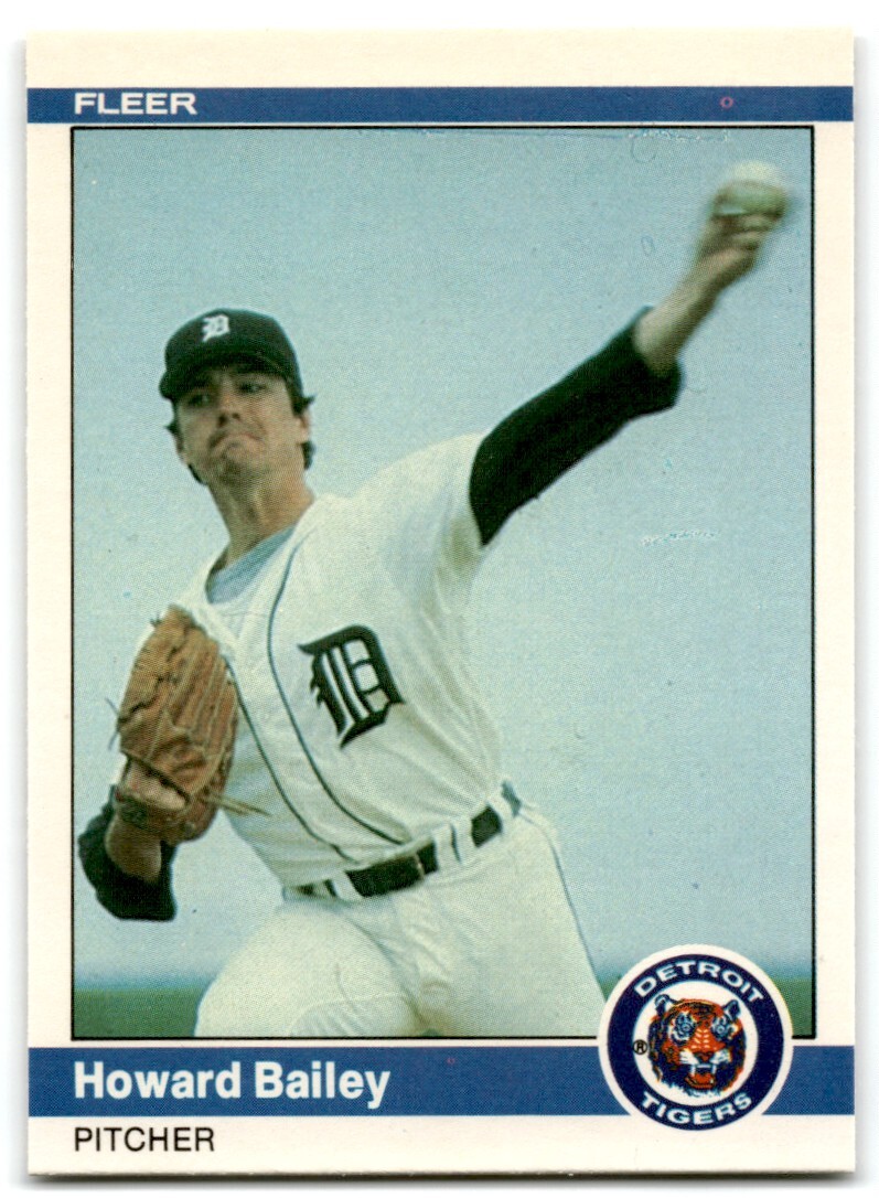 1984 Fleer Howard Bailey Detroit Tigers #75 | eBay