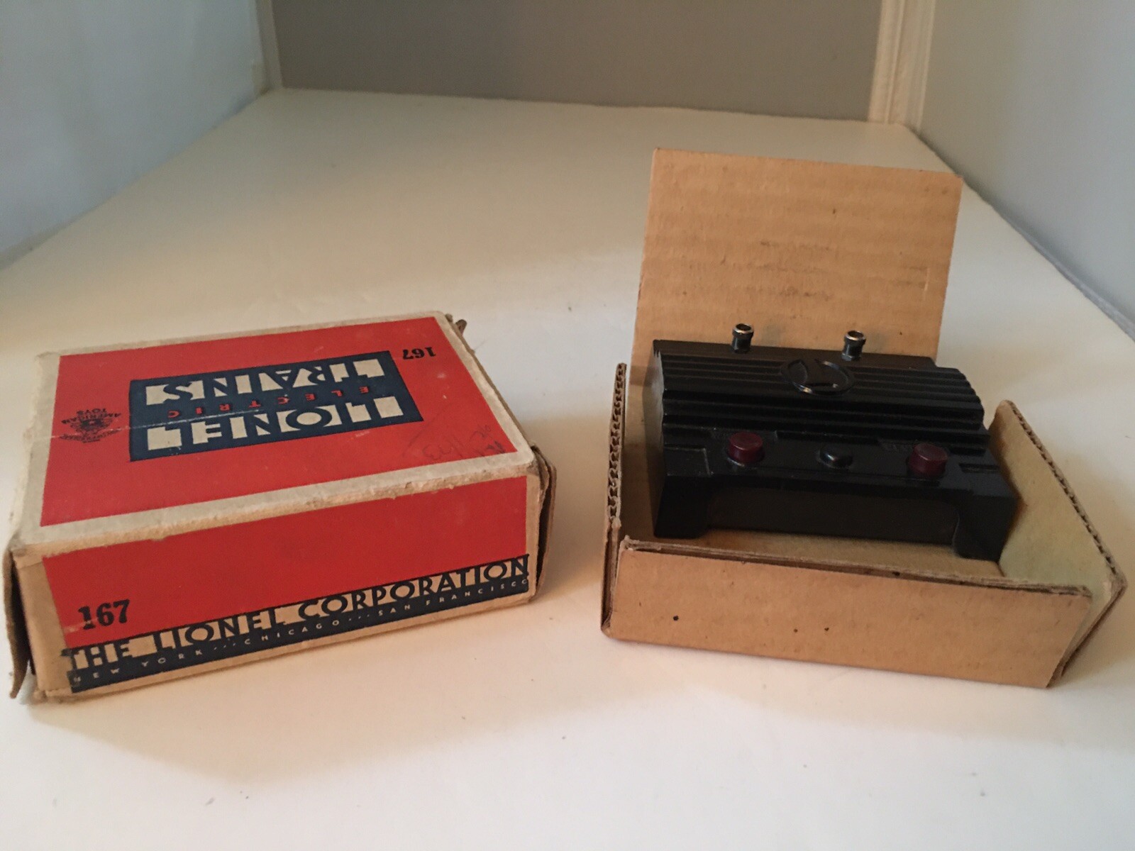 Lionel Postwar #167 Whistle Control With Original Box And Cardboard ...