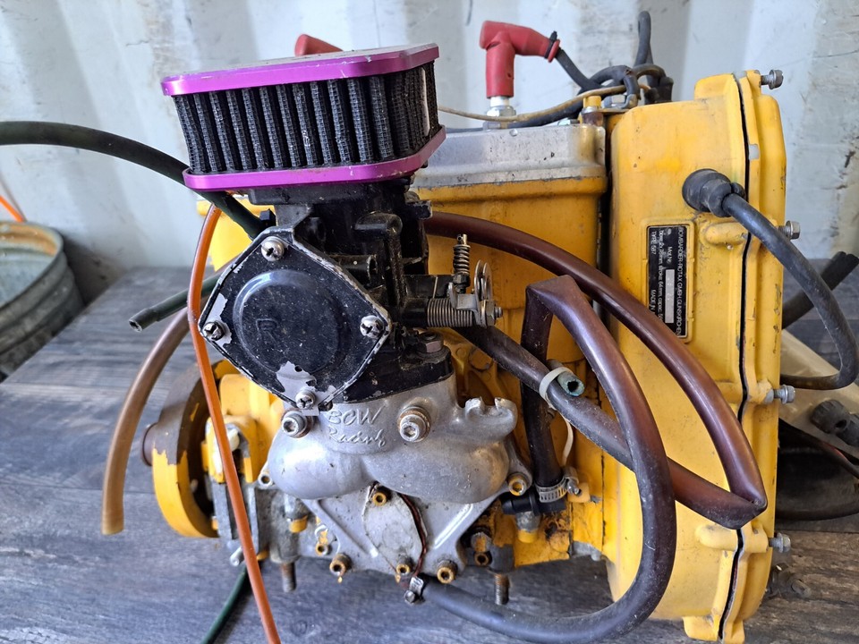 Vintage Rotax 587 580 ENGINE Racing Head And Intake Mikuni Carb | eBay