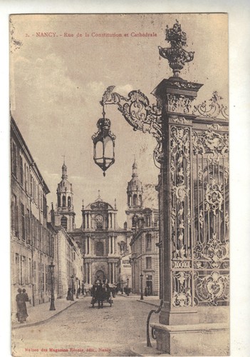 NANCY - Rue de la Constitution et la cathédrale .... (Ref. H4004) | eBay