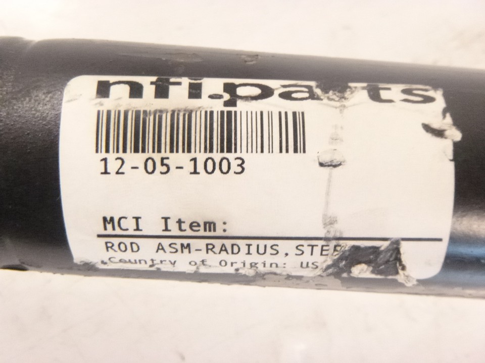 NFI Parts Lower Radius Steering Rod 12-05-1003 24-1/2" Center To Center ...