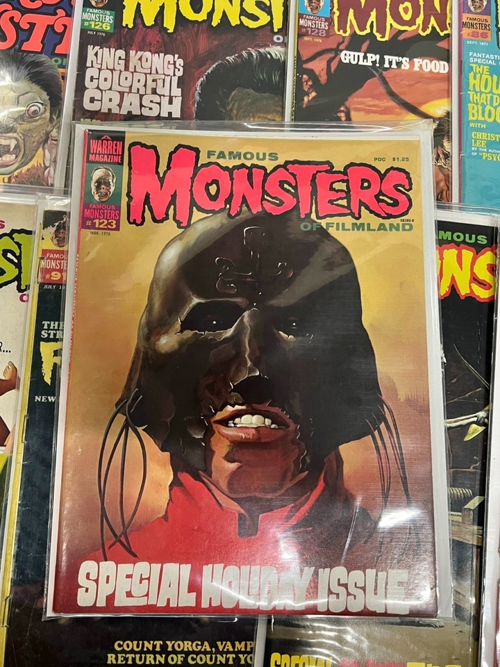 VINTAGE 1960s/Early 70s Lot of 65+ Famous Monsters of Filmland Horror ...