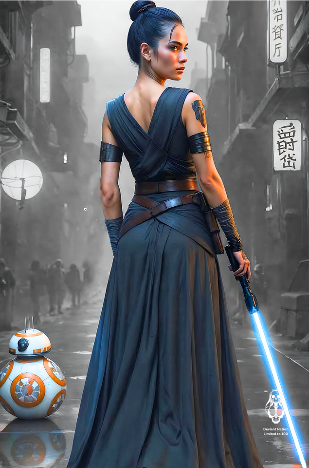 REY E COLOR SPLASH - DOUBLE SIDED - Deviant Nation Ltd 100 w/CoA | eBay