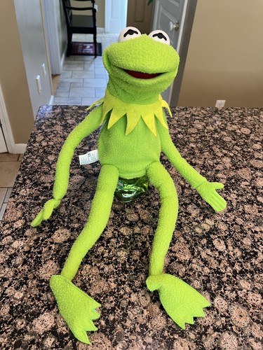 RARE Vintage Plush Muppets Kermit The Frog 20” Full Body Hand Puppet ...