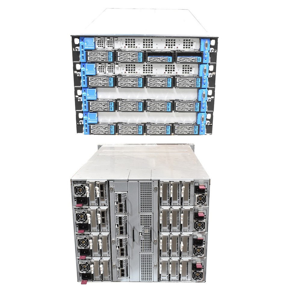 ATOS Bull Sequana S800 Blade System Chassis 4x MGMT Modules 2x CX414A ...