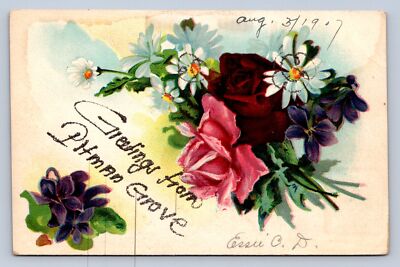 J95/ Pitman Grove New Jersey Postcard c1910 Greeting from 486 | eBay