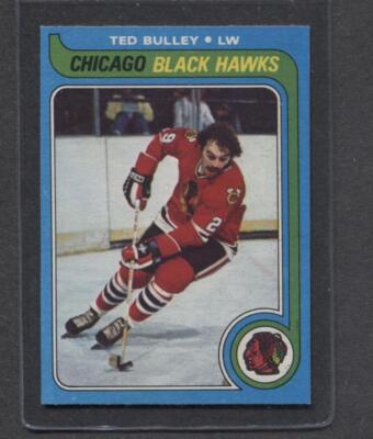 1979 (1979/80) Topps #128 Ted Bulley (Black Hawks) Nm/Mt (Flat Rate ...