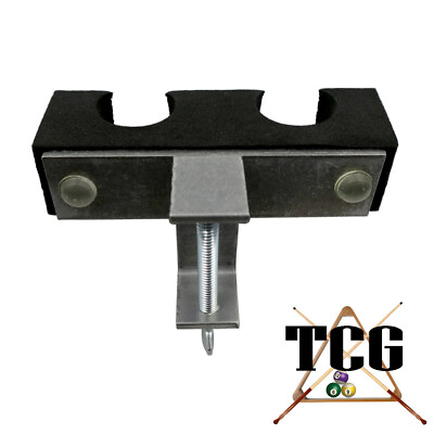TheCueGuy Cue Clamp - Portable Pool Cue Holder - Holds 2 Pool Cues | eBay