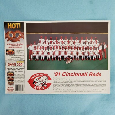 VINTAGE - CINCINNATI REDS TEAM PHOTO 1991 | eBay
