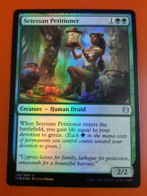 1x Setessan Petitioner | FOIL | Theros Beyond Death | MTG Magic | eBay