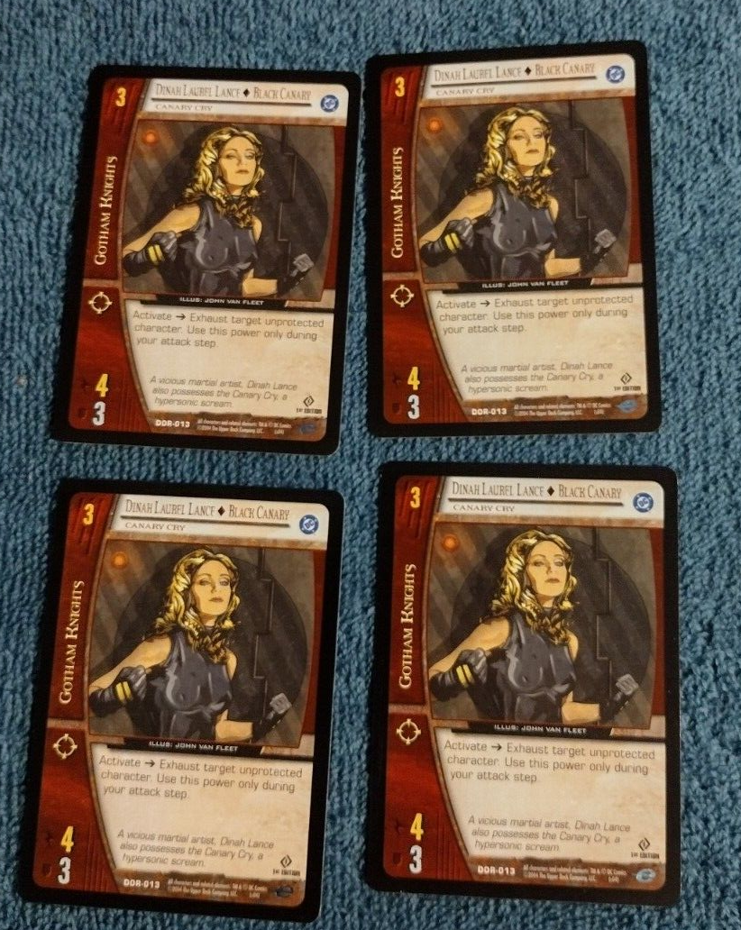 DC VS TCG DOR-013 Dinal Laurel Lance Black Canary - Canary Cry Common ...