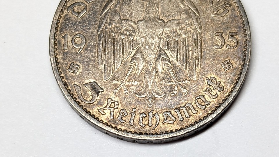 GERMANY SILVER COIN 5 REICHSMARK 1935 | eBay