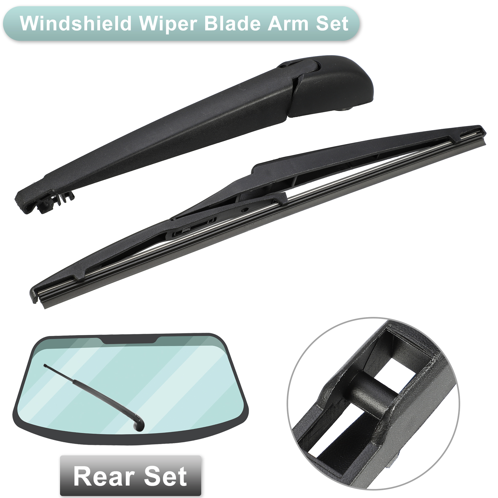 Rear Back Windshield Wiper Blade Arm Set for Toyota RAV4 for Toyota ...