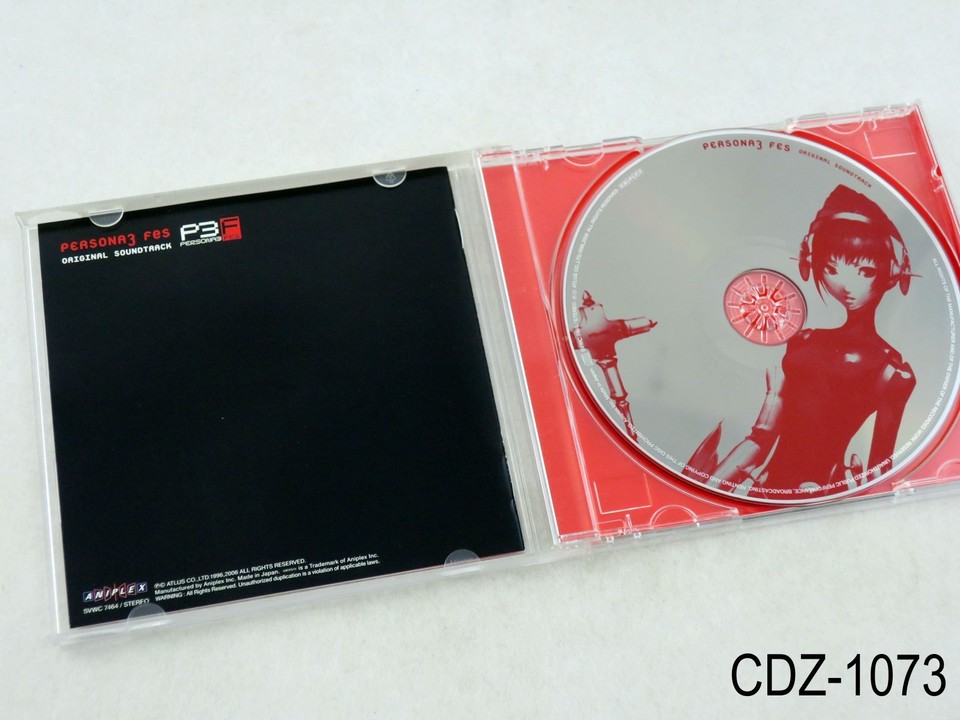 Persona 3 FES Original Soundtrack Music Album CD OST Japan Import US ...