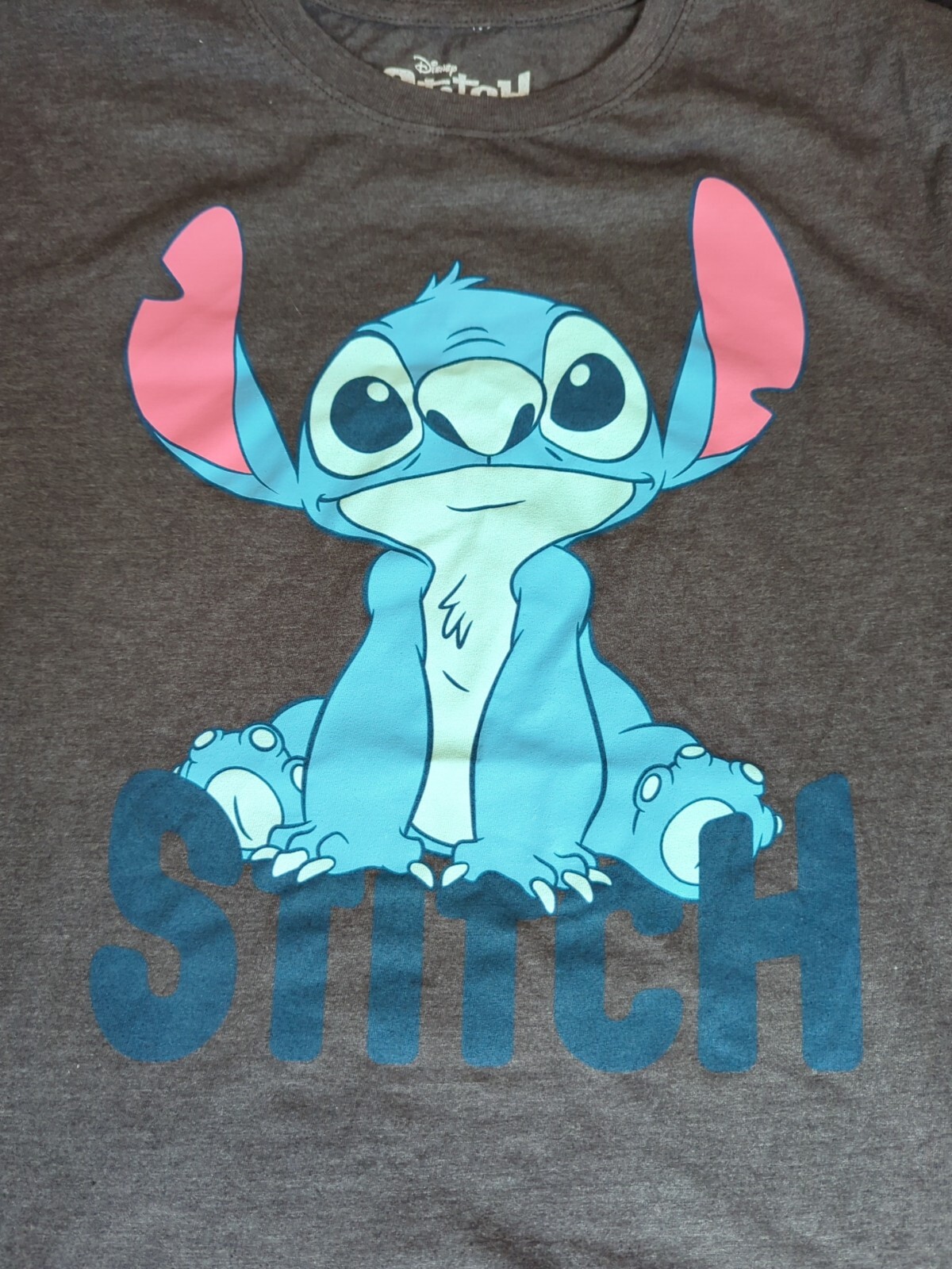 Lilo & Stitch Gray Graphic STITCH Short Sleeve Disney… - Gem