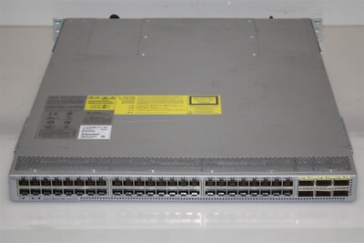 Cisco Nexus N9K-C9372TX 54 Port Networking Switch w/ 6 QSFP ports & 1 ...