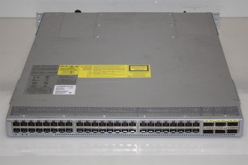 Cisco Nexus N9K-C9372TX 54 Port Networking Switch w/ 6 QSFP ports & 1 ...