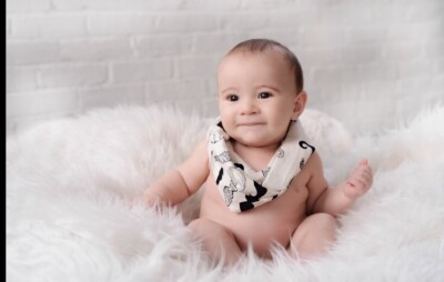 Handmade Mustache Baby Infinite Scarf Photo Prop | eBay