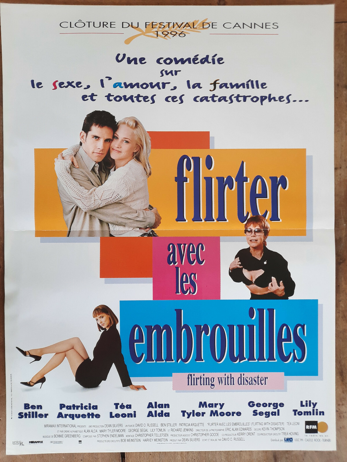 Poster Flirt With The Trouble David O'Russell Patricia Arquette 40x60cm ...