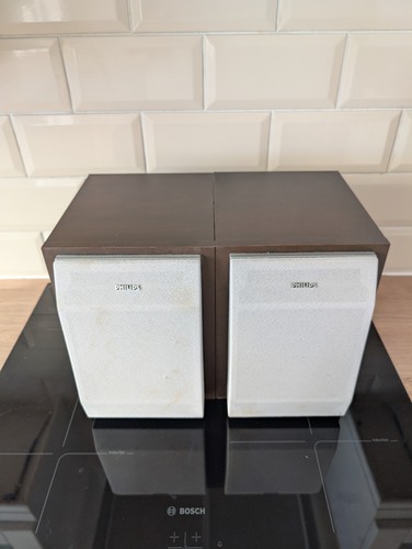 Philips FWB-MC90/01 Book Shelf Speakers Stereo HI-FI 6 ohms Fully ...