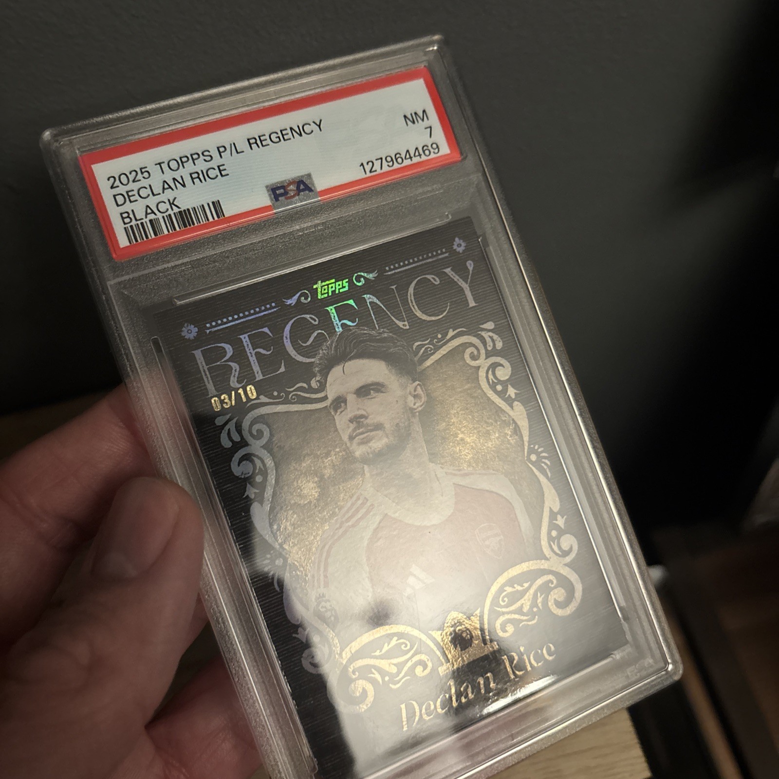 Topps Regency 2025 Declan Rice 03/10 Premier League SSP Arsenal England ...