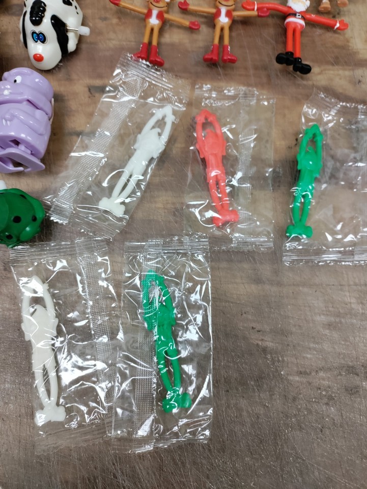 Lot Of 94 Wind Up Toys TOMY HANS Pacman Star Fleet Bend Ems Push ...