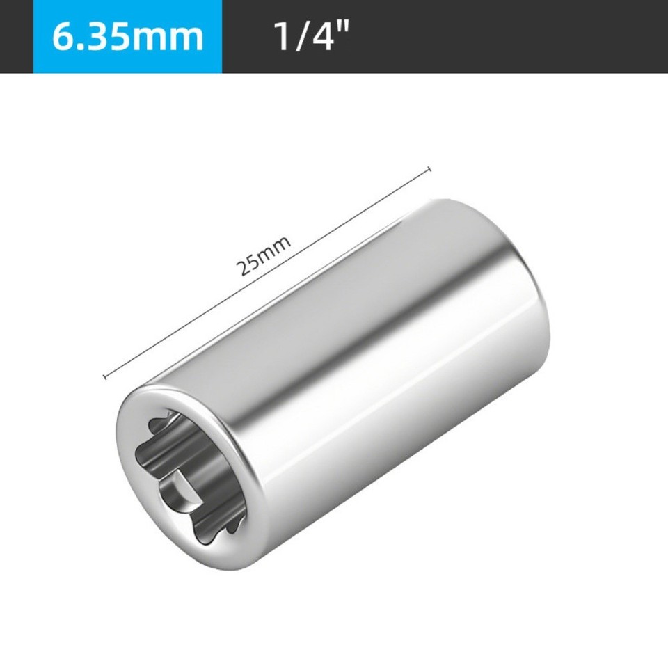 High Strength Bit Adapter Chrome Vanadium Steel Dual Pack Mirror Finish ...