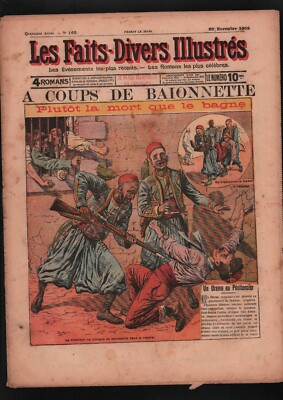 JOURNAL LES FAITS DIVERS ILLUSTRES N°162 26 NOV 1908. A COUPS DE ...