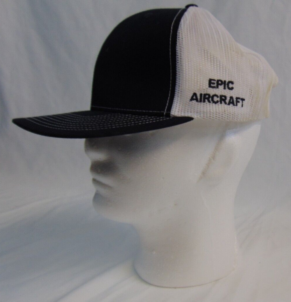 Epic Aircraft Black White Mesh Baseball Cap Snapback … - Gem