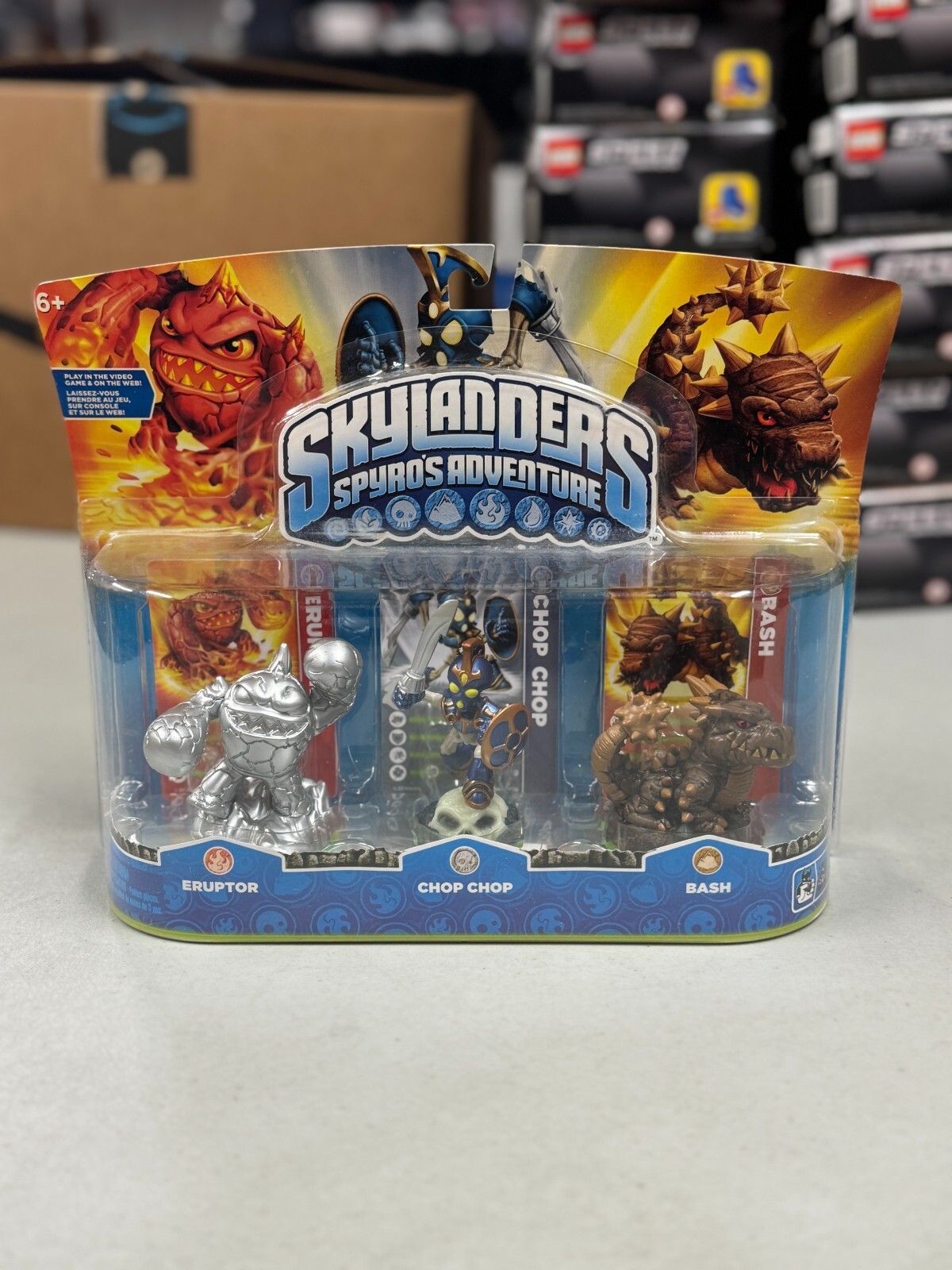 2011 Skylanders Spyro's Adventure Silver Eruptor Variant Series 1 RARE ...
